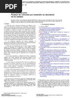 Práctica ASTM G1 para Corrosión de Metales | PDF | Corrosión | Reactivo