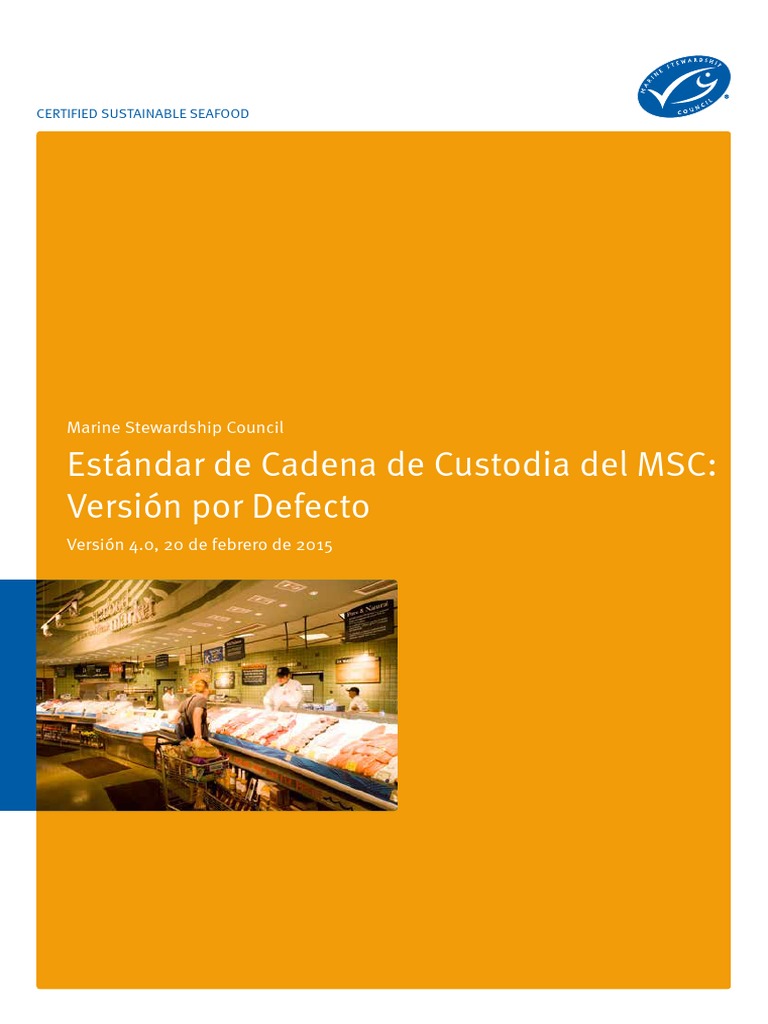 MSC Coc Standard Default v4 0 Spanish | PDF | Outsourcing | Los ...