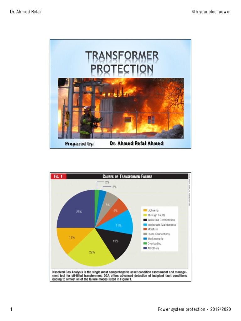 Transformer Protection | PDF | Transformer | Relay