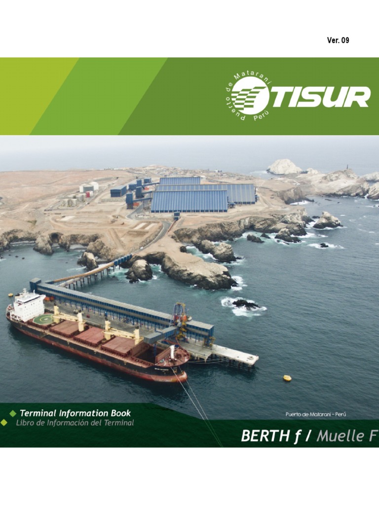 Terminal Information Book - Matarani Port TISUR Pier F Ver. 30-06-2022 ...