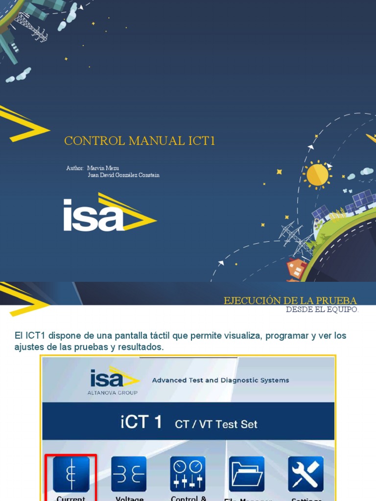 Control Manual ICT1 | PDF