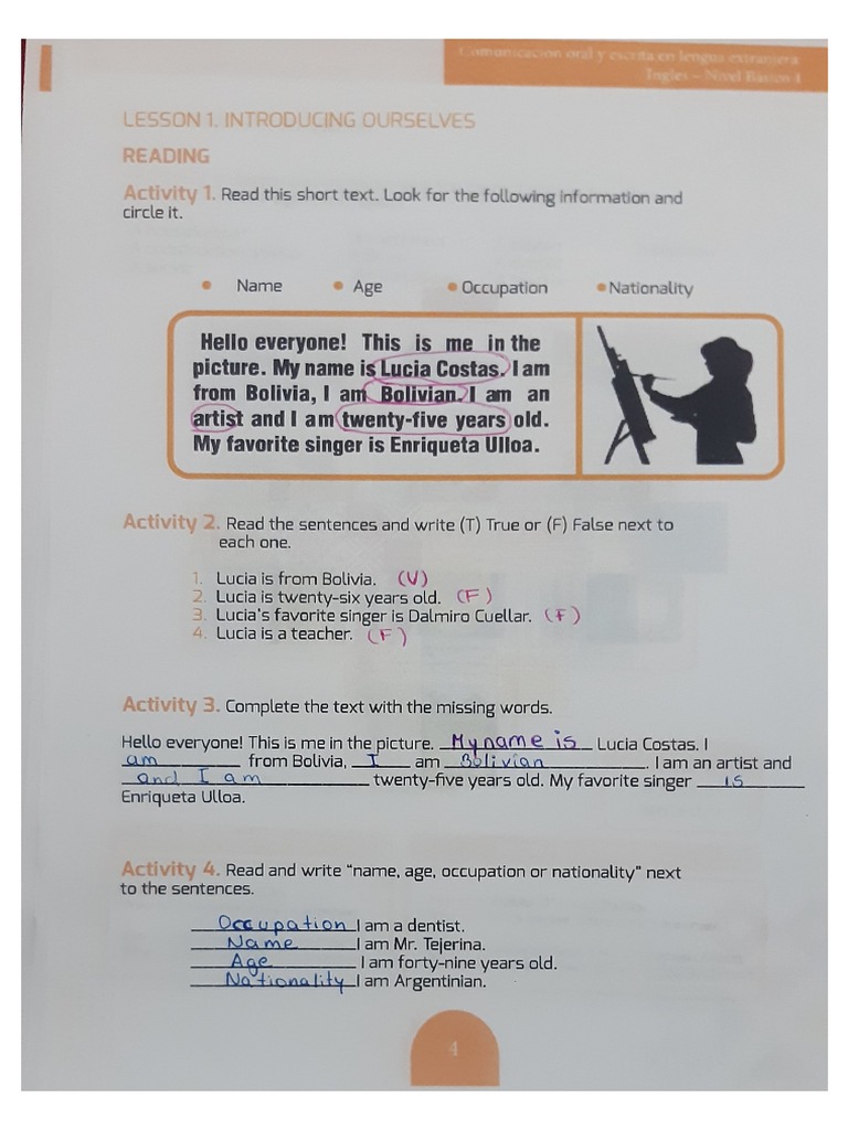 Ingles Tema 2 | PDF