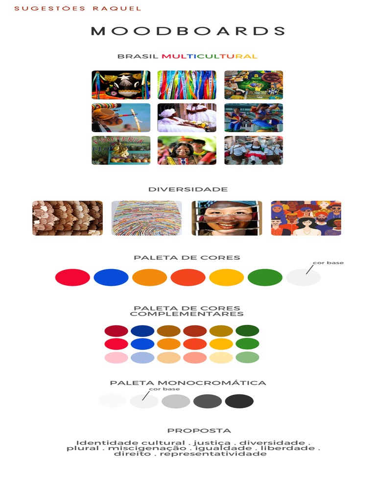Paleta de Cores Inspiração Moodboard para Identidade Visual (1080 × ...