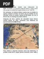 Mapa de La Ruta Del Recorrido de Jonás | PDF | Jonás