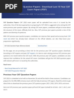 IMAT Past Papers With Answers 2011 To 2023 | PDF