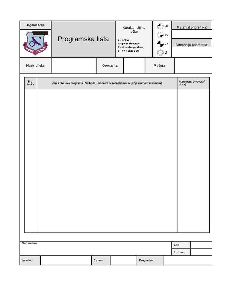 Programski List | PDF