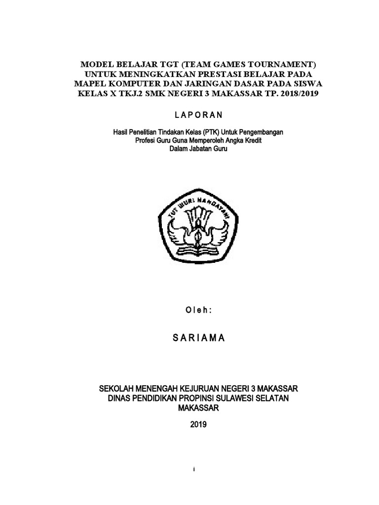 Sampul PTK | PDF