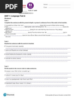 Gold Exp B1 WB Answer Key | PDF