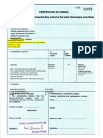 AANZFTA Certificate of Origin Form | PDF | Asean Free Trade Area | Trade
