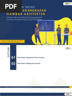 Standar Notasi Gambar Arsitektur PUPR | PDF