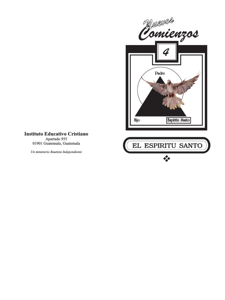Discipulado 4 - El Espiritu Santo - Librito | PDF | espíritu Santo | Biblia