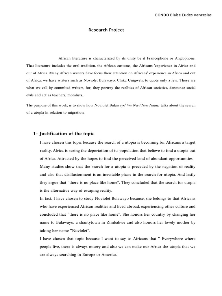 My Research Project | PDF