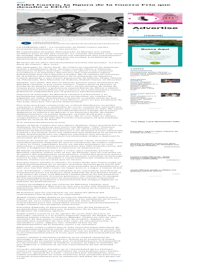 Fidel Castro | PDF | Cuba | Fidel Castro