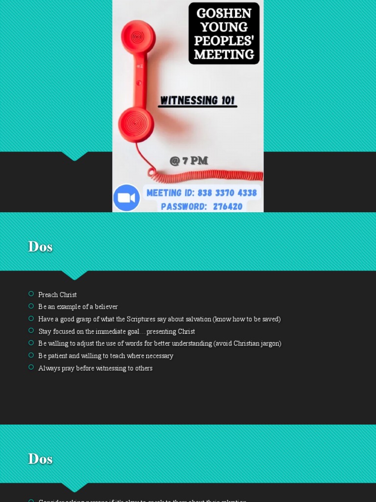 Witnessing 101 | PDF