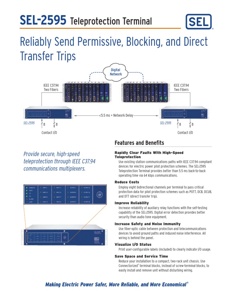 2595 Flyer | PDF | Optical Fiber | Relay