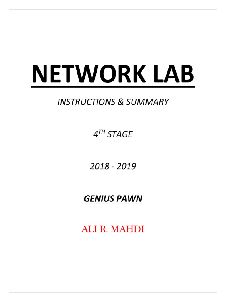 NETWORK LAB Summary GP | PDF | Ip Address | Router (Computing)