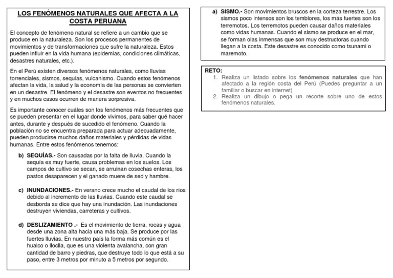 Fenomenos Naturales | PDF | Temblores | Tsunami