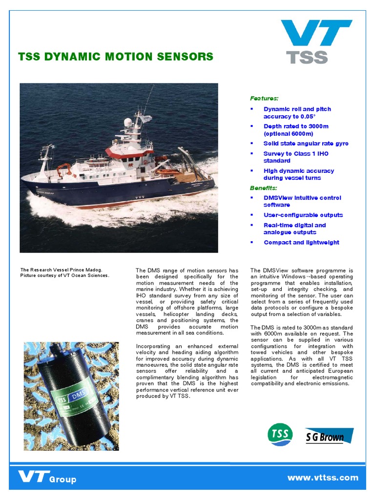 TSS DMS-05 - Brochure | PDF | Sensor | Computing