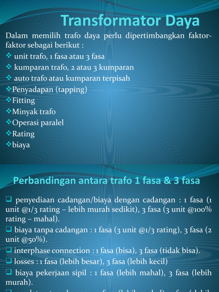 03transformator Daya | PDF