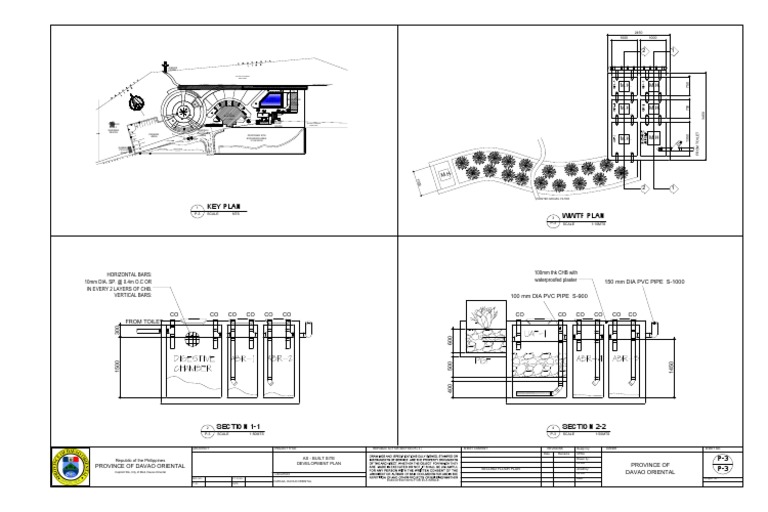 WWTF Plan Key Plan: M.H. M.H | PDF | Building Engineering | Civil ...
