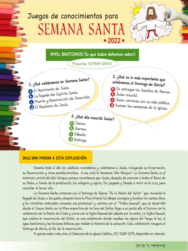 Juegos Semana Santa 2 | PDF