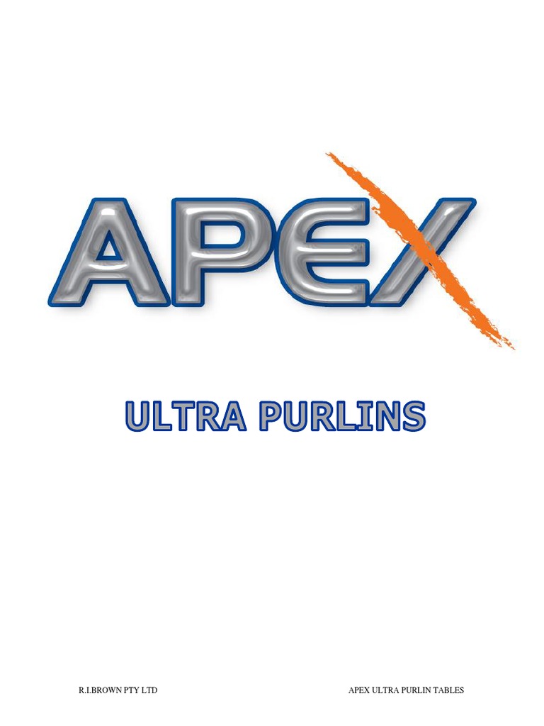 APEX Ultra Purlins | Download Free PDF | Structural Engineering | Buckling