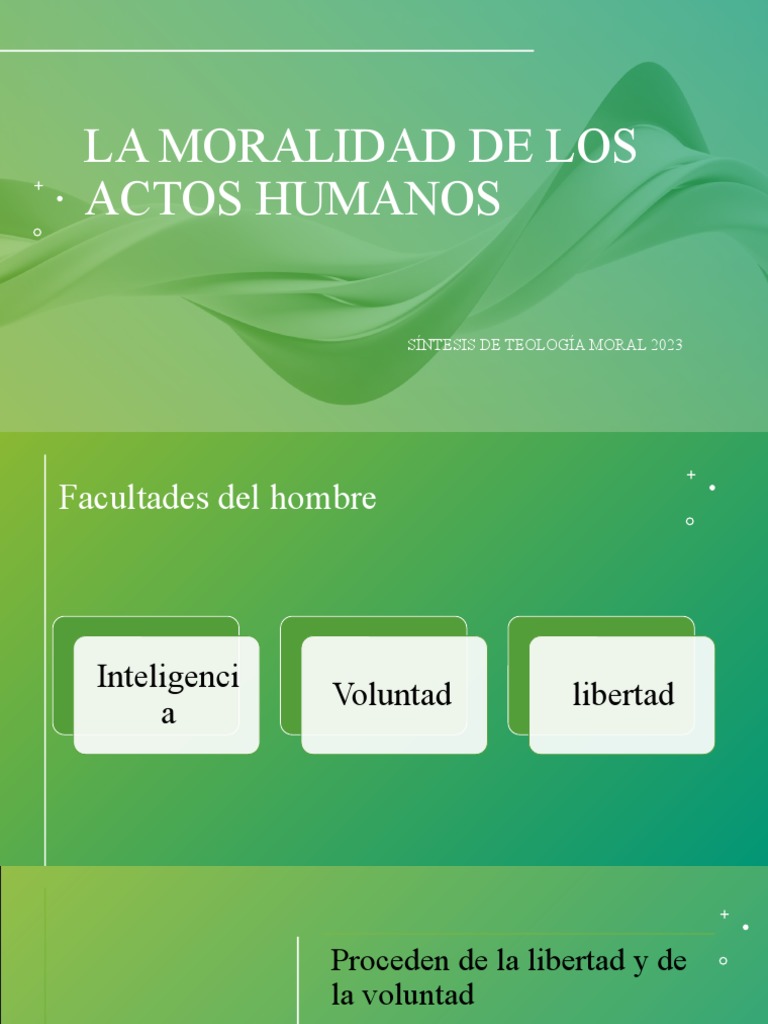La Moralidad de Los Actos Humanos | PDF | Moralidad | Teorías filosóficas