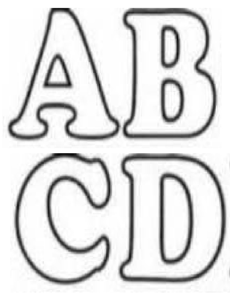 Moldes de Letras | PDF