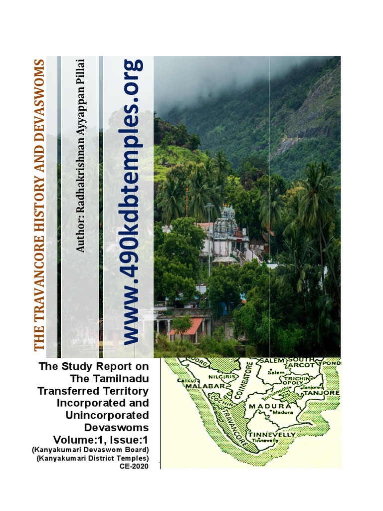 THE STUDY REPORT ON THE RESEARCH TOPIC - THE TRAVANCORE HISTORY AND ...