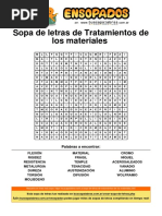 Sopa de Letras: Seguridad y Salud Laboral | PDF