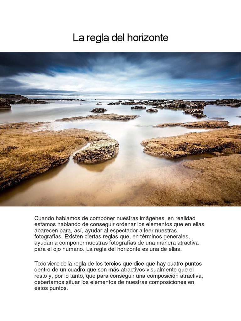 LINEA de HORIZONTE La Regla Del Horizonte | PDF