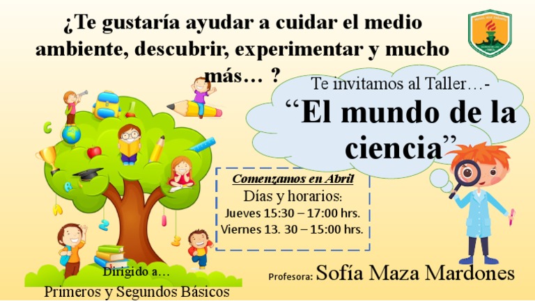 Afiche El Mundo de La Ciencia | PDF