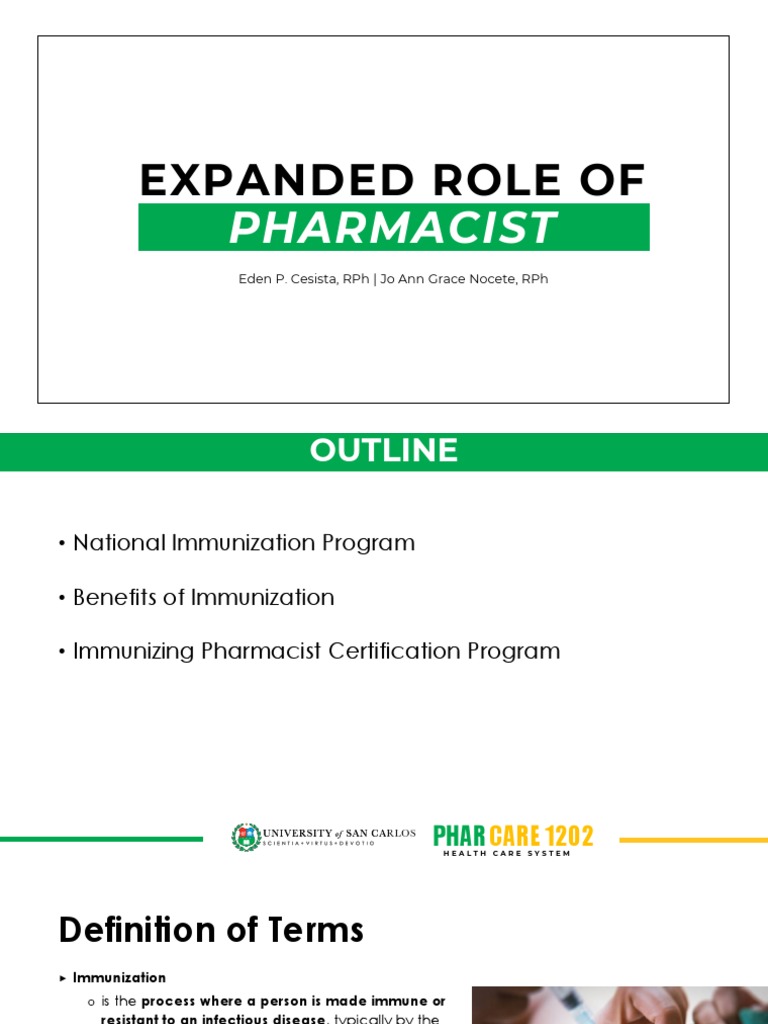 Immunizing Pharmacist Certification Overview | PDF | Vaccines | Vaccination