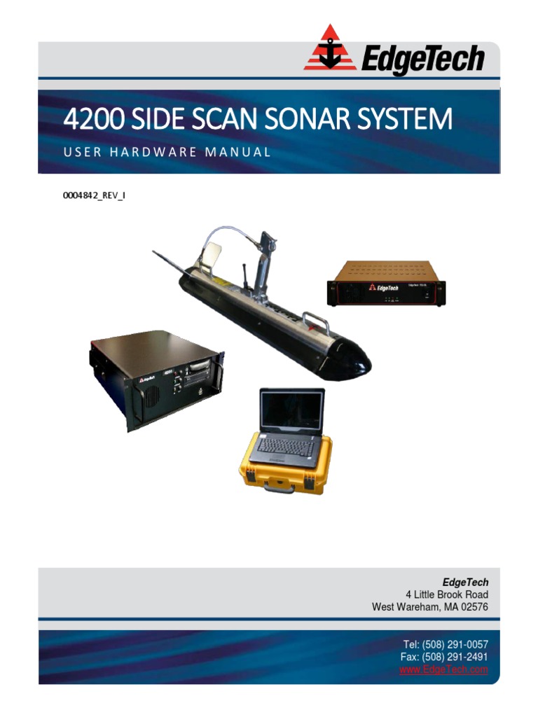 4200 Manual 0004842 - Rev - I Lo Res | PDF | Sonar | Proprietary Software