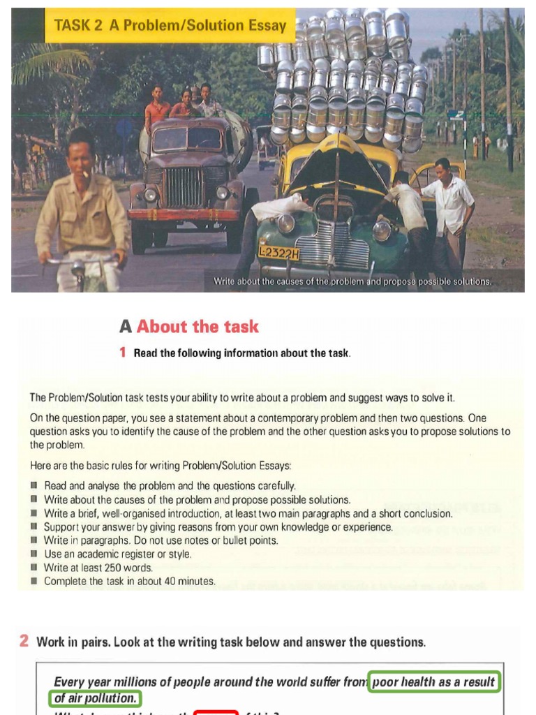 Problem-Solution Essay | PDF | Public Transport | Car