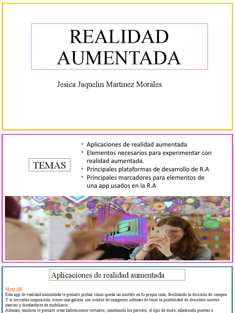 Realidad Aumentada | PDF | Realidad aumentada | Aplicación movil