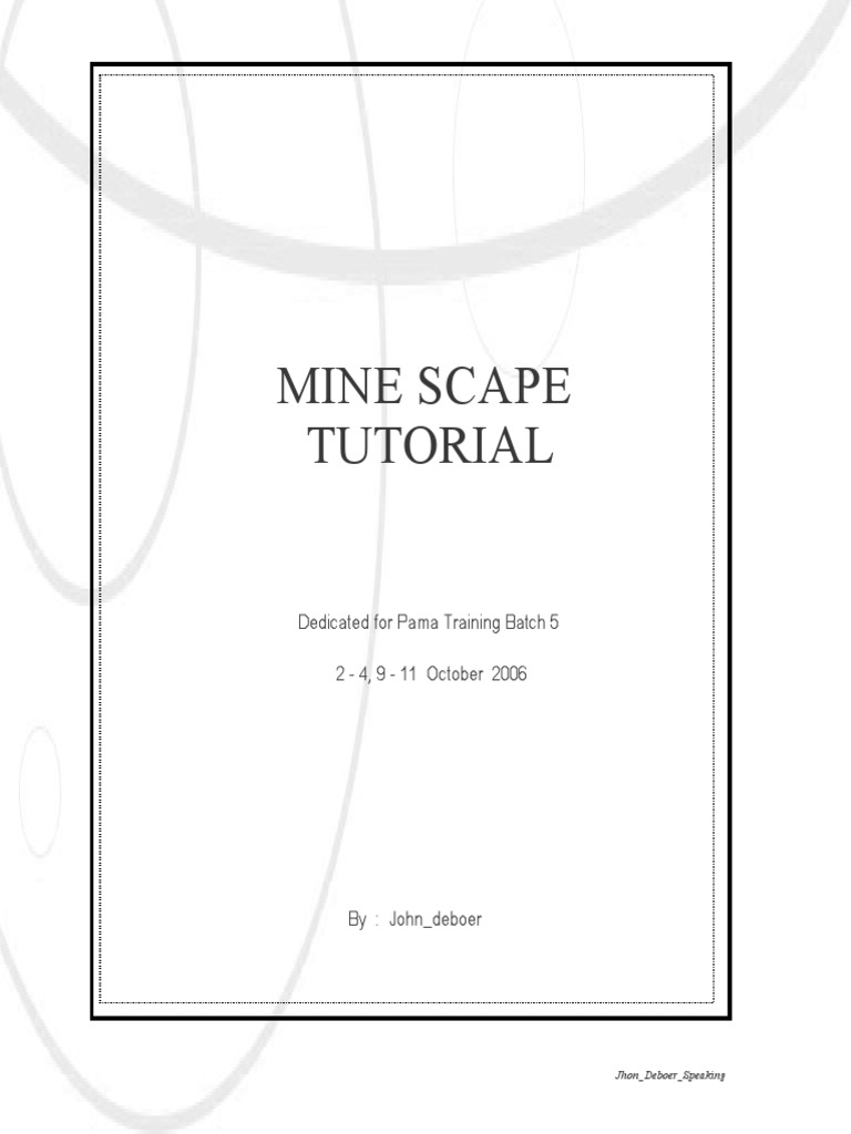 Tutorial Minescape Ventyx 5.7 | PDF