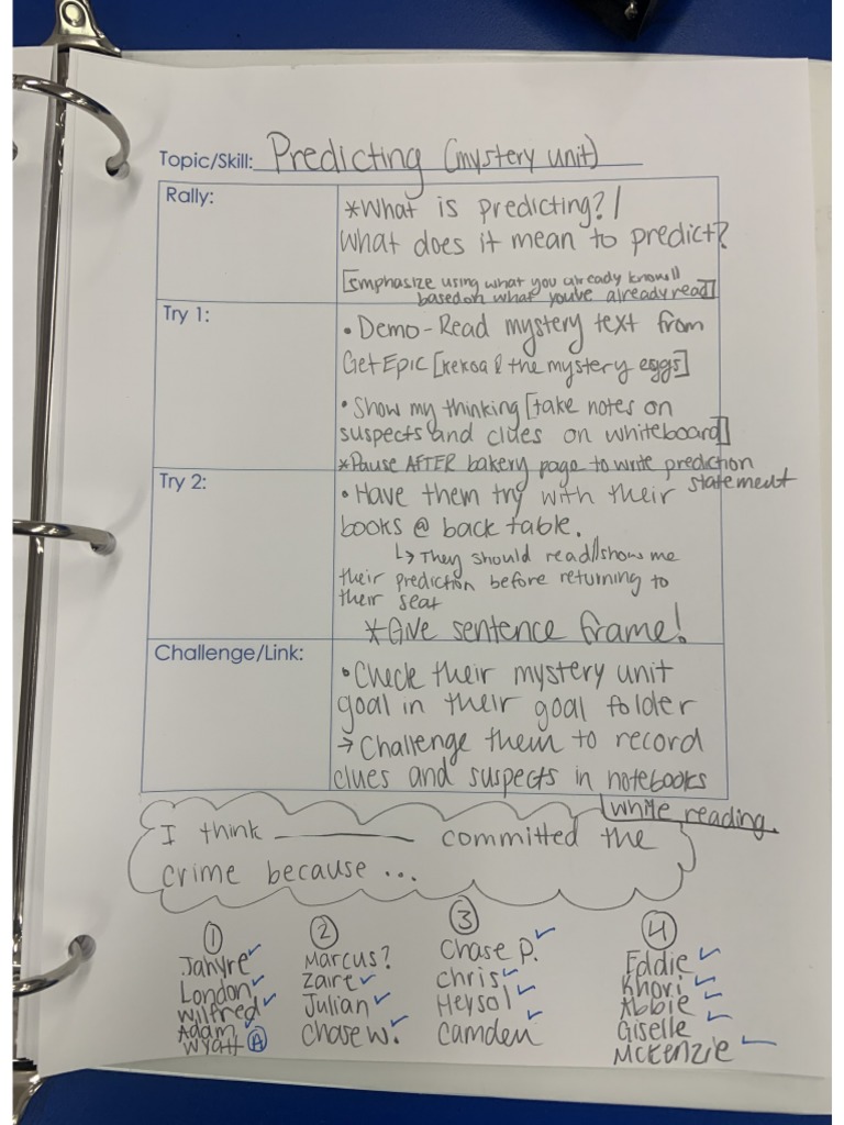 Reading Small Group Lesson Plan | PDF