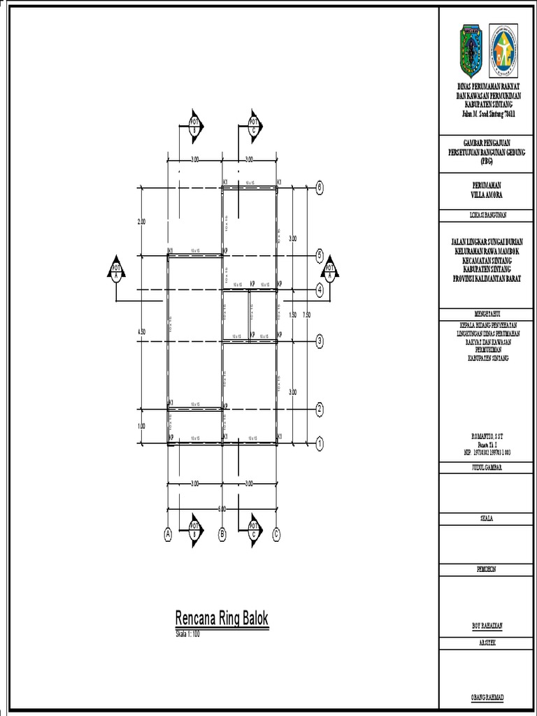 9-Rencana Ring Balok | PDF