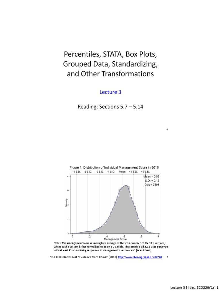 Interpreting Quantitative Data and Descriptive Statistics | PDF | Statistical Analysis ...
