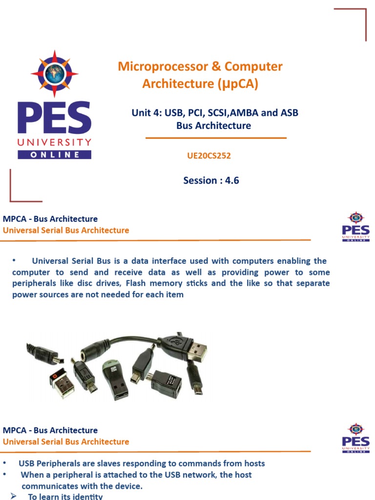 Microprocessor & Computer Architecture (Μpca) : Unit 4: Usb, Pci, Scsi ...
