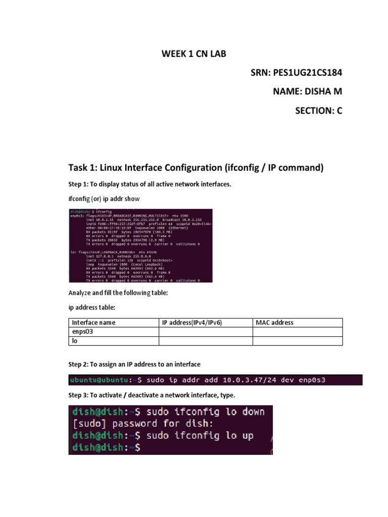 Week 1 CN Lab | PDF | Internet Protocols | Hypertext Transfer Protocol