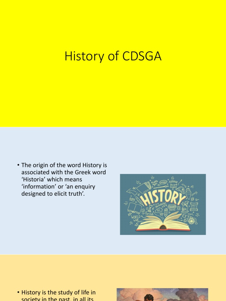 1 CDSGA 1 History CO1 | Download Free PDF | Schools | Bachelor's Degree