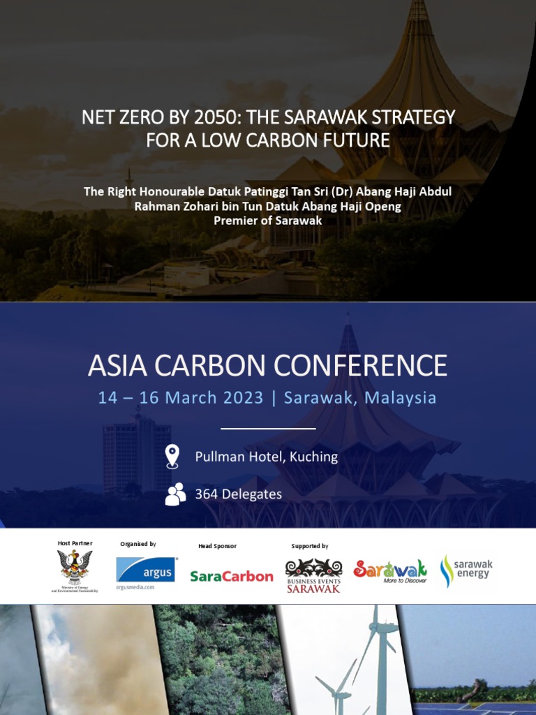 Sarawak's Net Zero Strategy 2050 | PDF | Sarawak | Low Carbon Economy