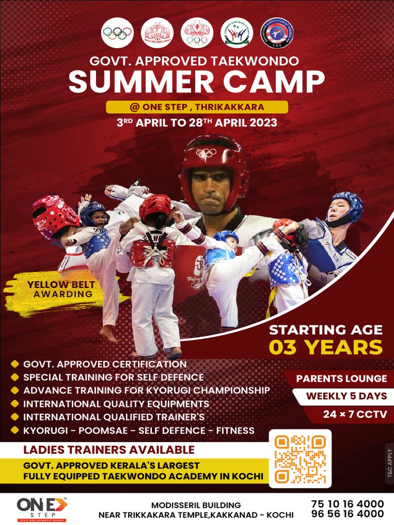 Taekwondo Summer Vecation Camp - One Step | PDF