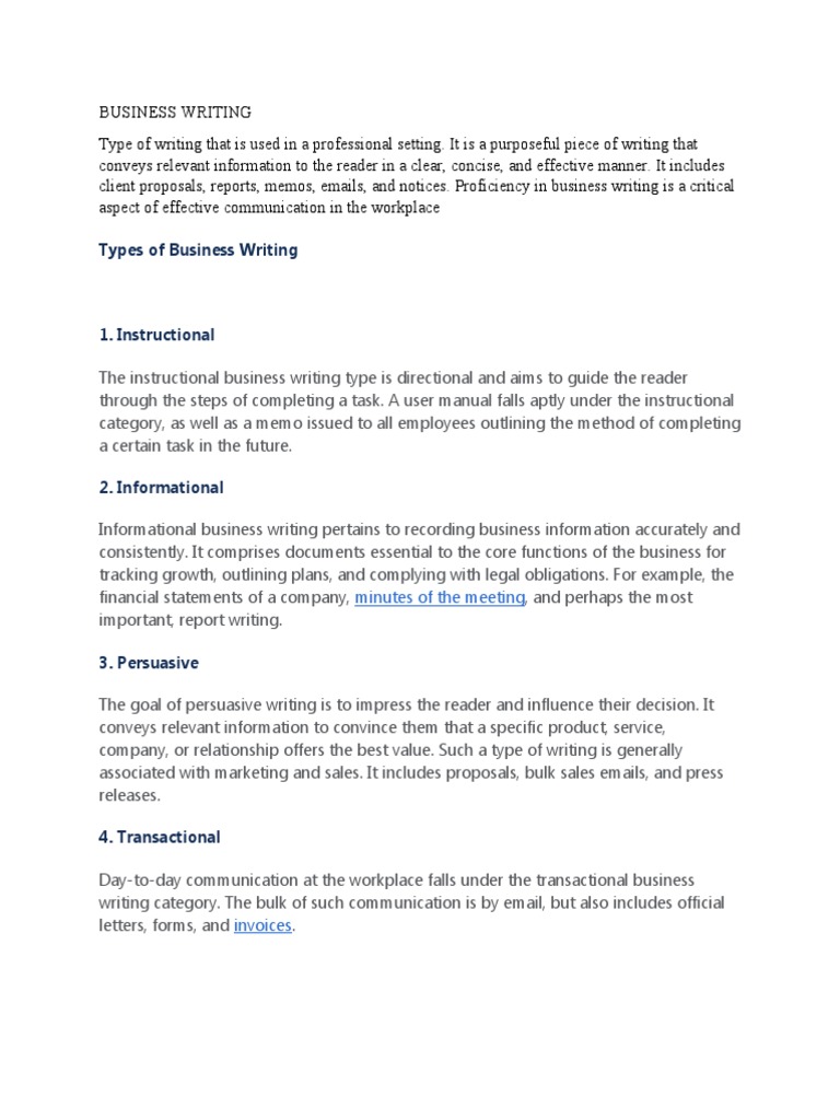 Business Writing and Memo Side Notes | PDF | Memorandum | Communication