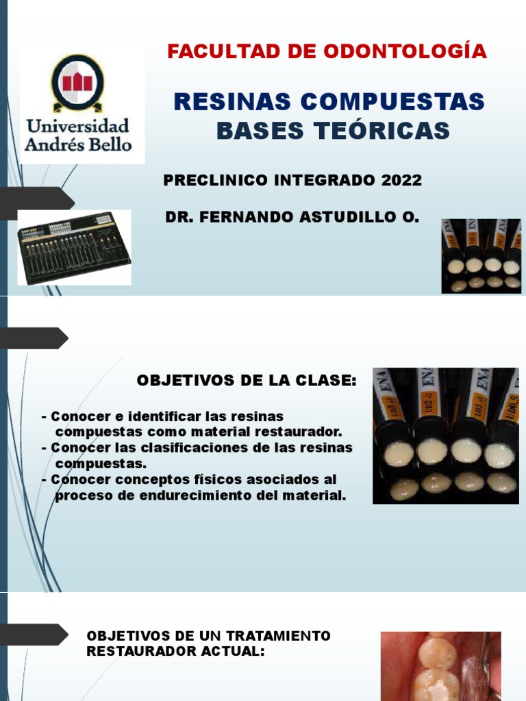 Clasificación y Aplicaciones de Resinas Compuestas | PDF | Polímeros ...
