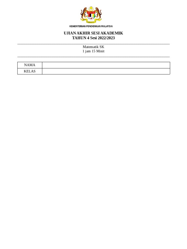 Letter Header Uasa | PDF | Pengelolaan Keuangan & Uang