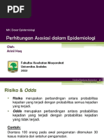 Nilai Odds Ratio, Risk Ratio Dan Prevalence Ratio | PDF