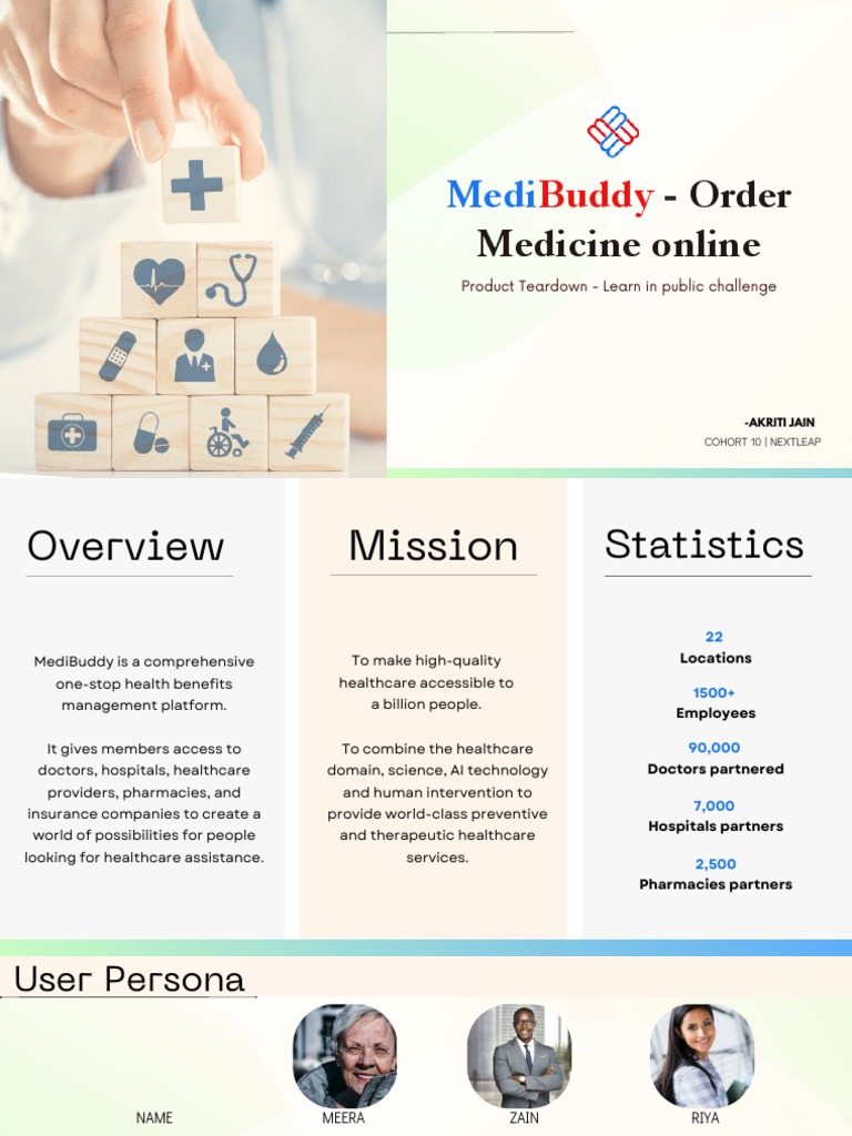 MediBuddy Teardown - AJ | PDF